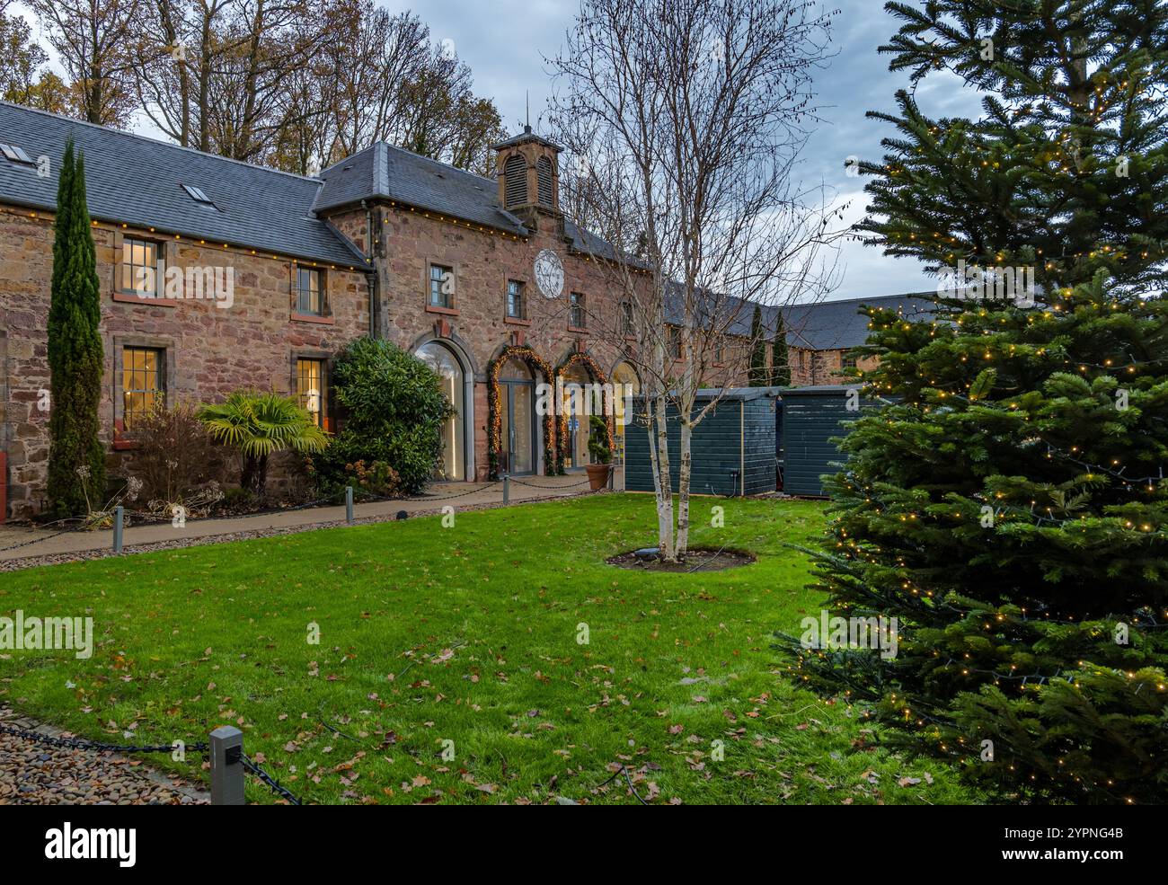 Restoration Yard courtyard (restored stable block) decorated with ...