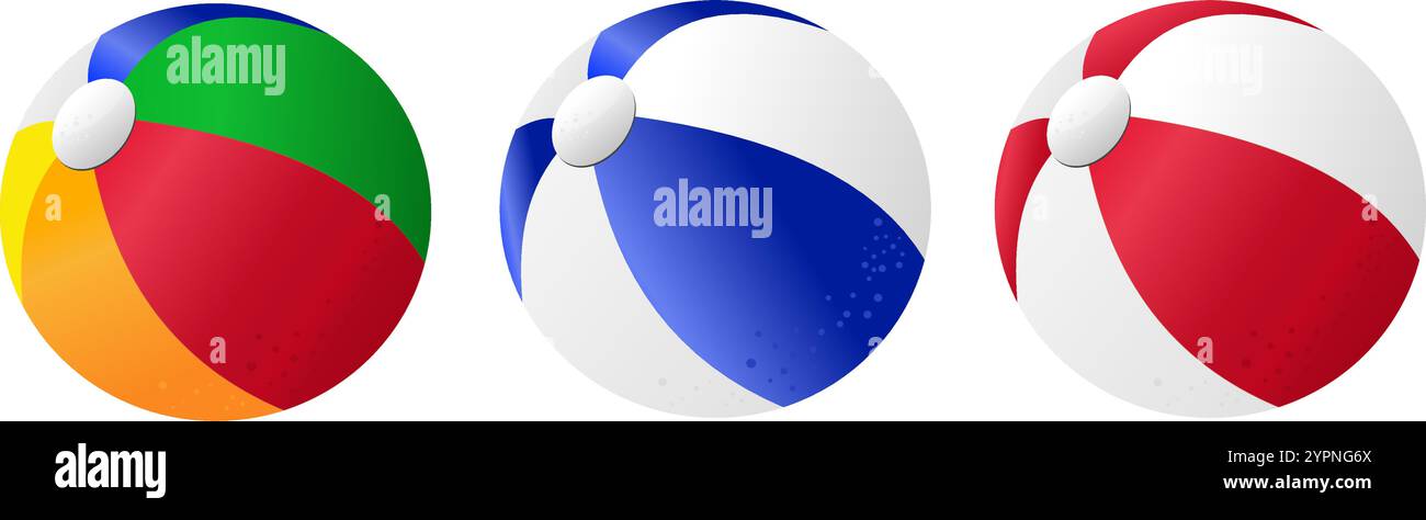 Beach ball, colorful summer ball Stock Vector Image & Art - Alamy