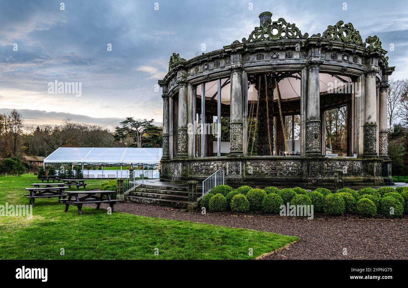 The ruined orangery and sustainable eco-friendly ice rink, Dalkeith ...