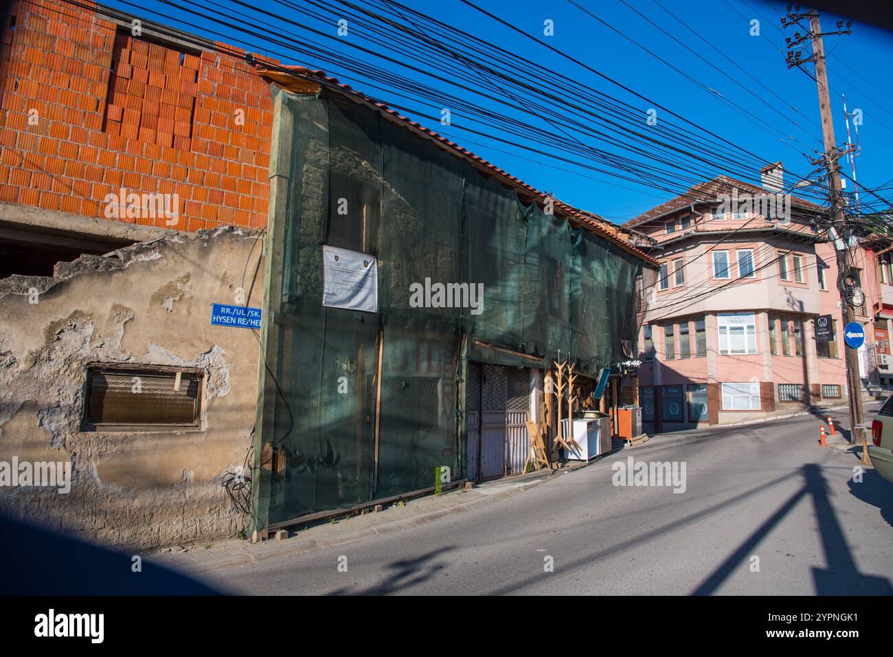 Prizren, Kosovo - June 30. 2023: Old buildings in the city center Stock ...