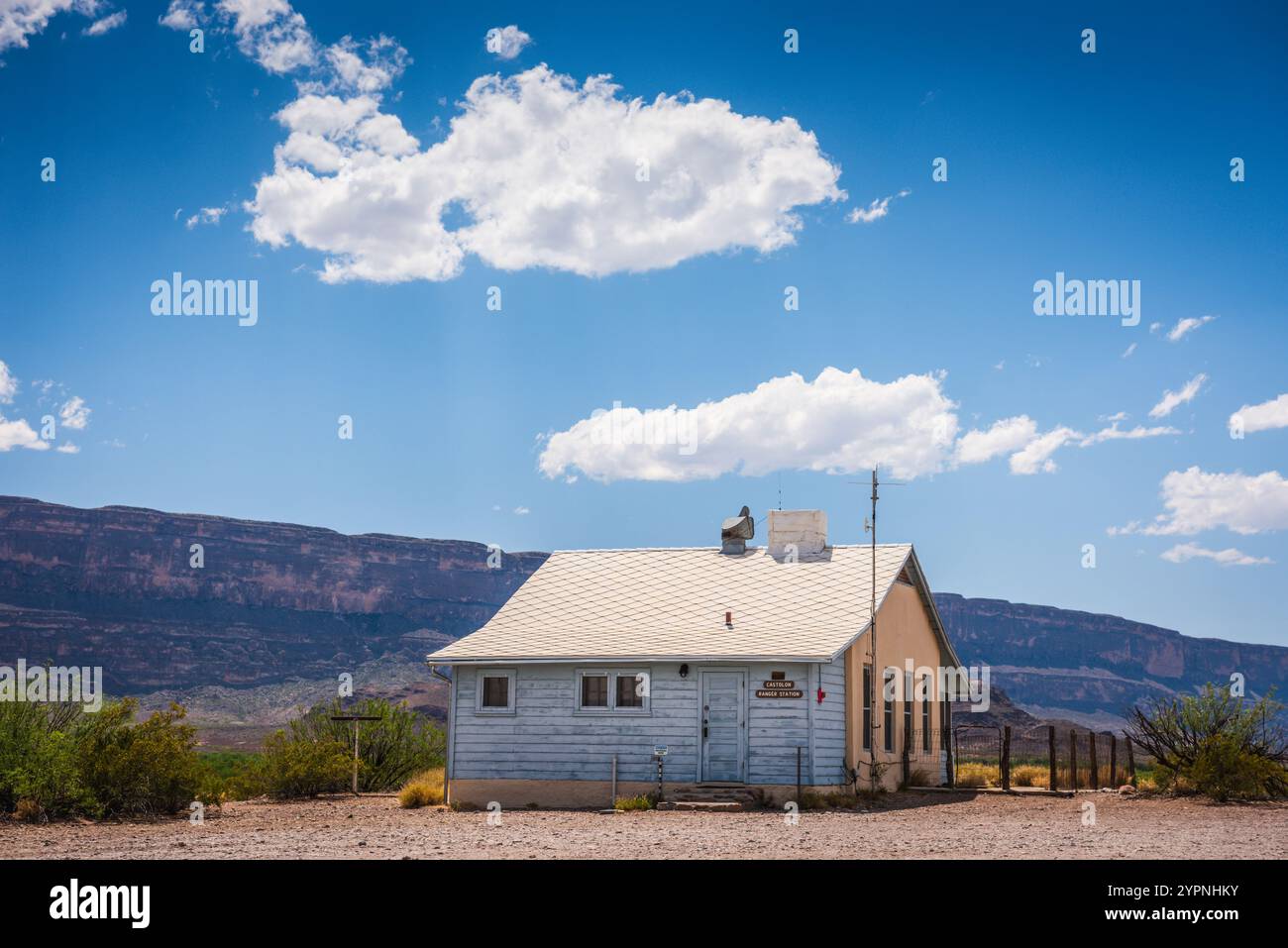 Ranger Station and temporary visitor center in Castolon Historic ...