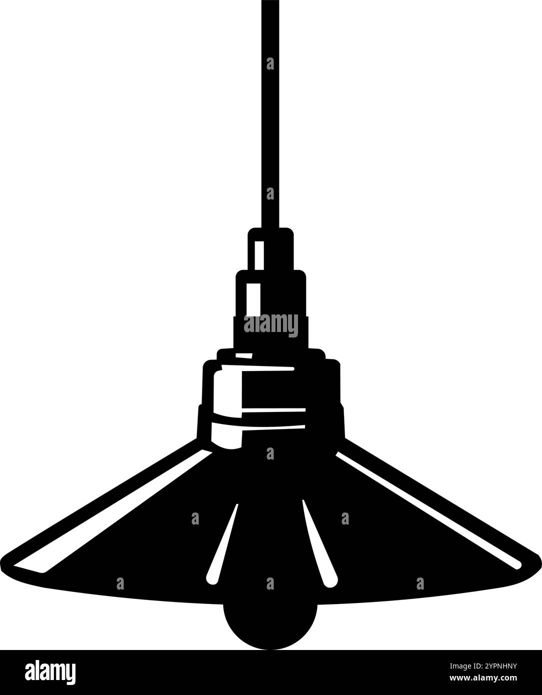 hanging lamp - vector illustration Stock Vector Image & Art - Alamy