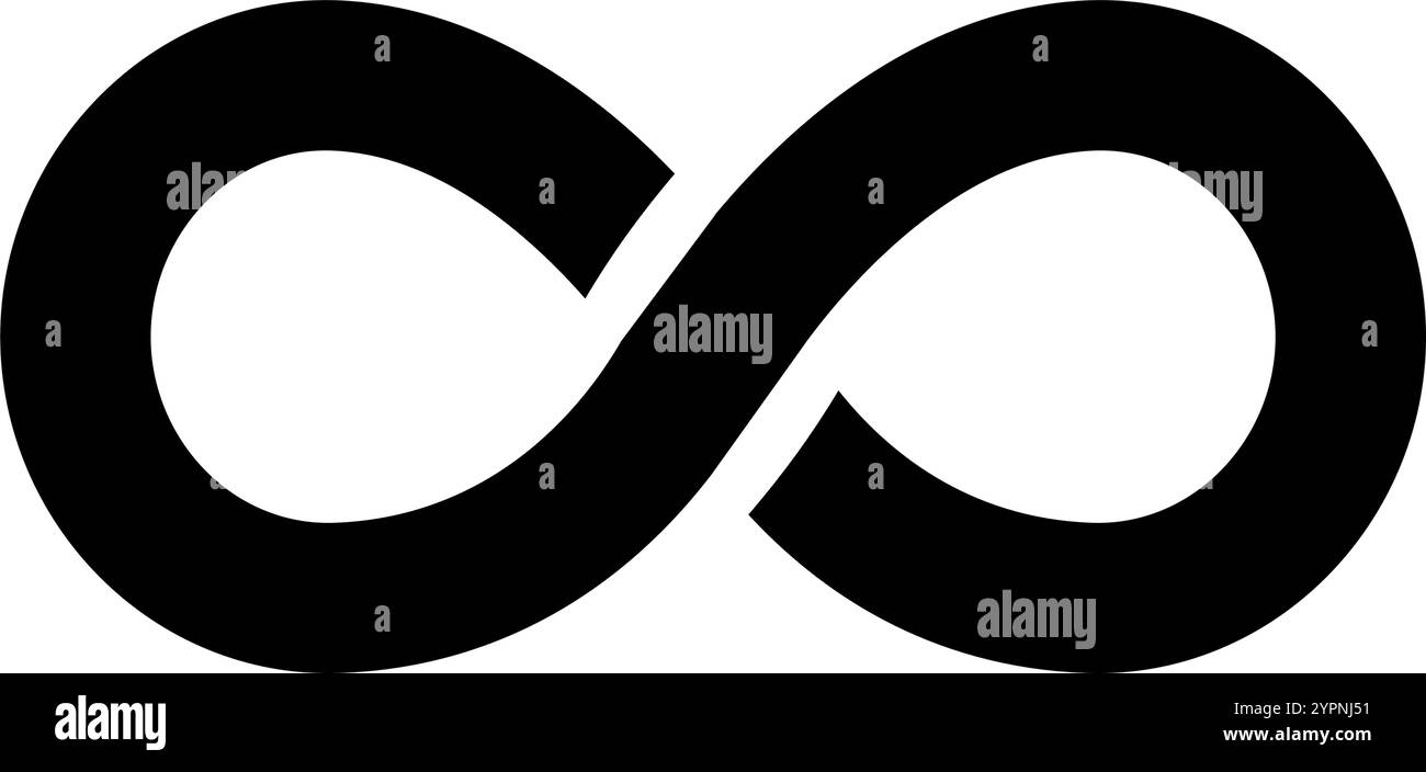 Infinity symbol Black and White Stock Photos & Images - Alamy
