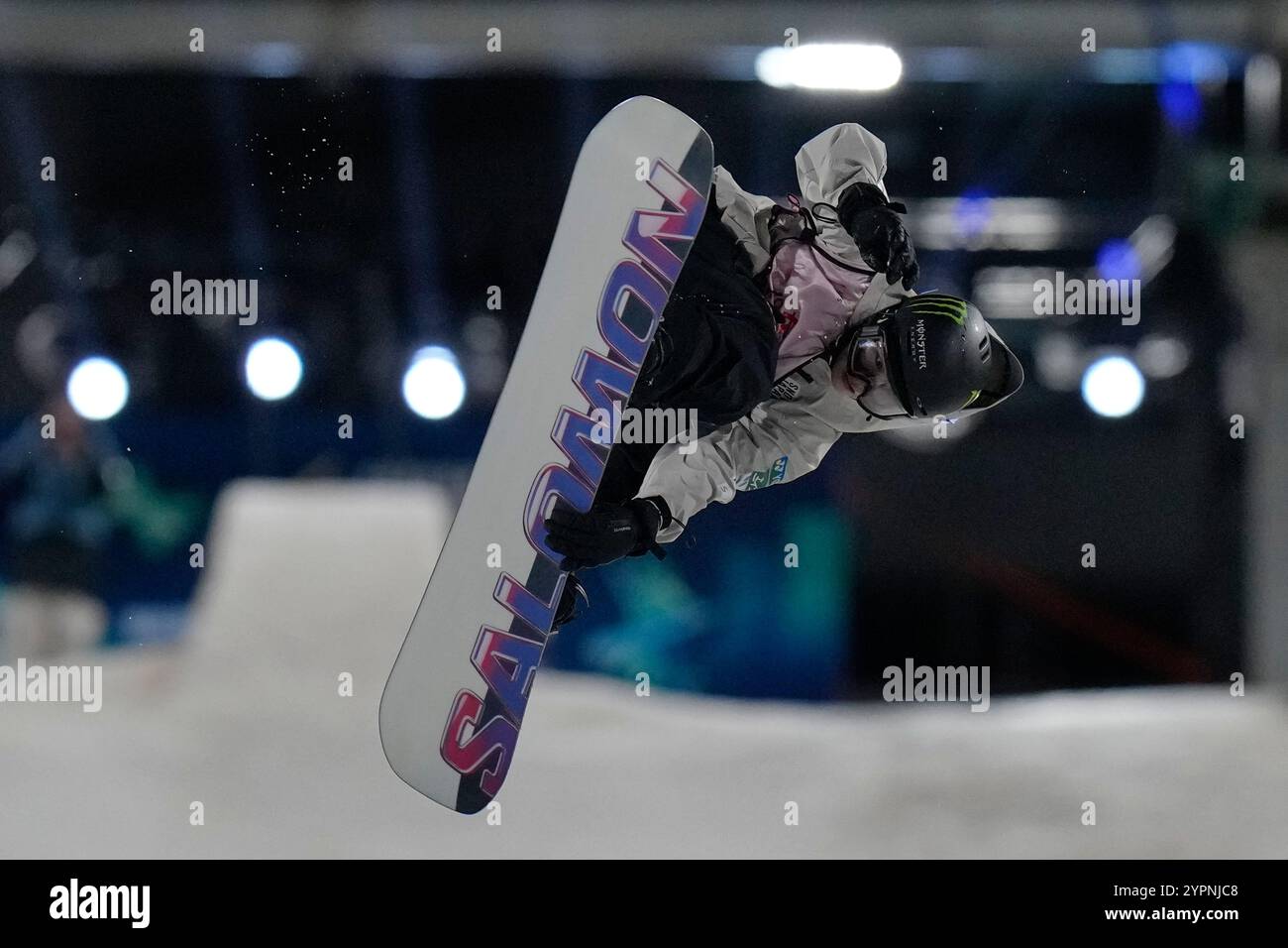 Kokomo Murase of Japan competes in the Women's Snowboard Big Air final ...