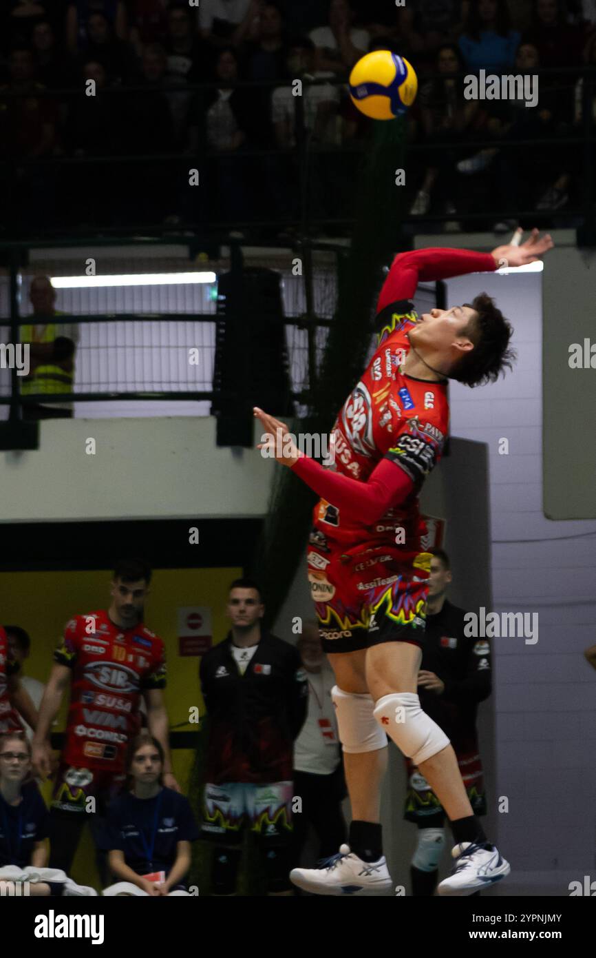 Ishikawa Yuki (Sir Susa Vim Perugia) during Superlega Men Volleyball Championship between ...