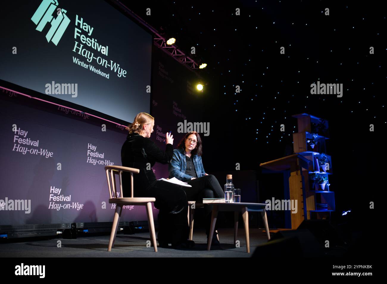 Hay-on-Wye, Wales, UK. Sunday 1st November 2024. Natalie Haynes talks ...