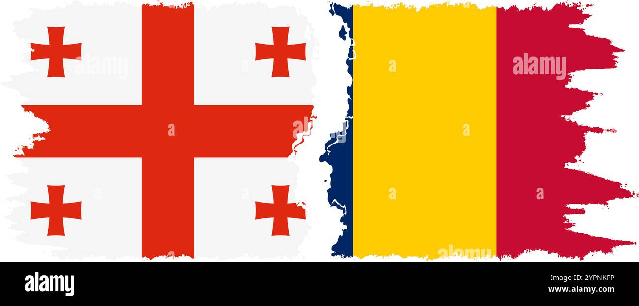 Georgia chad flag hi-res stock photography and images - Alamy