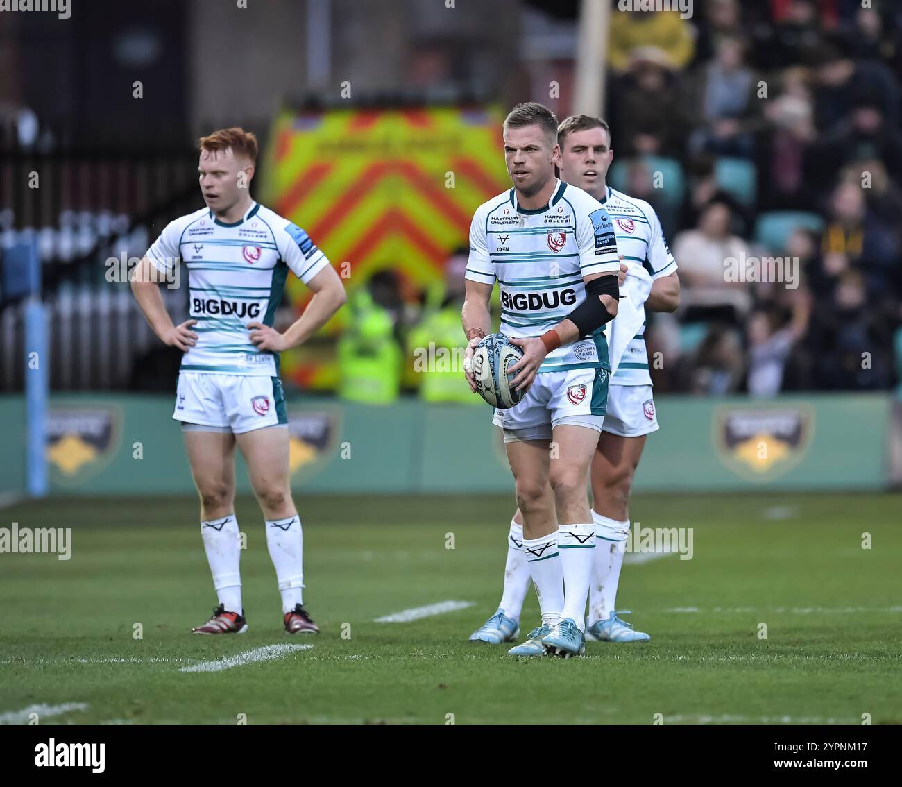 Gareth Anscombe of Gloucester in action during the Gallagher ...