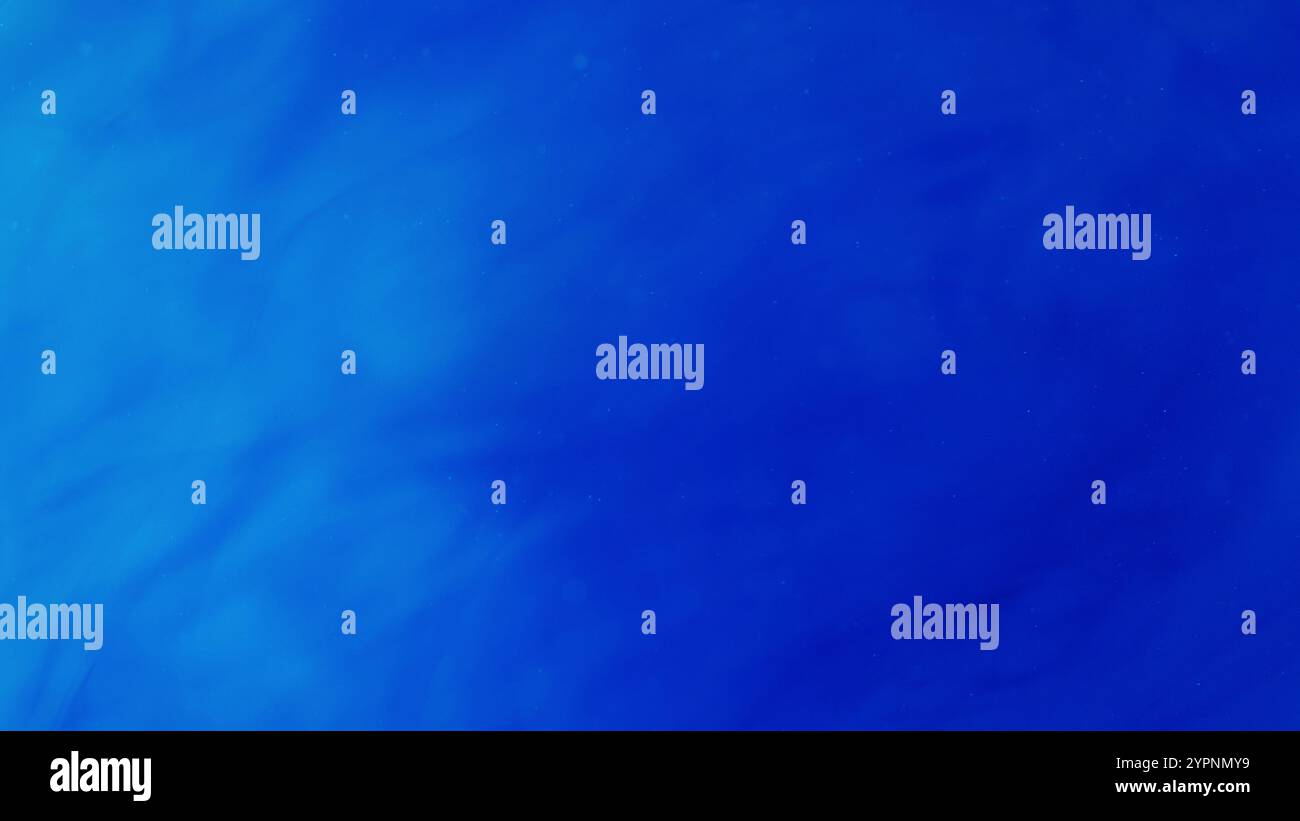 Color water blend. Abstract flow. Defocused bright blue paint sparkling ...