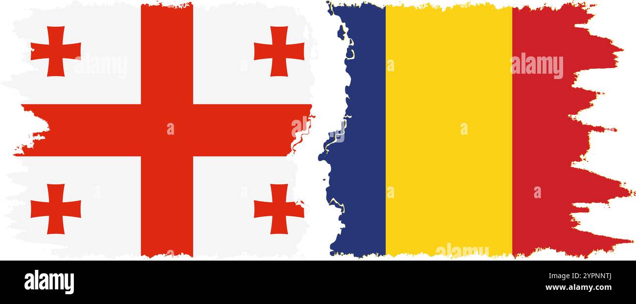 Georgia romania flag hi-res stock photography and images - Alamy