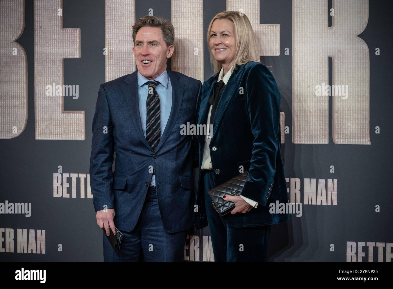 Rob Brydon and Claire Holland arrive for the European premiere of ...