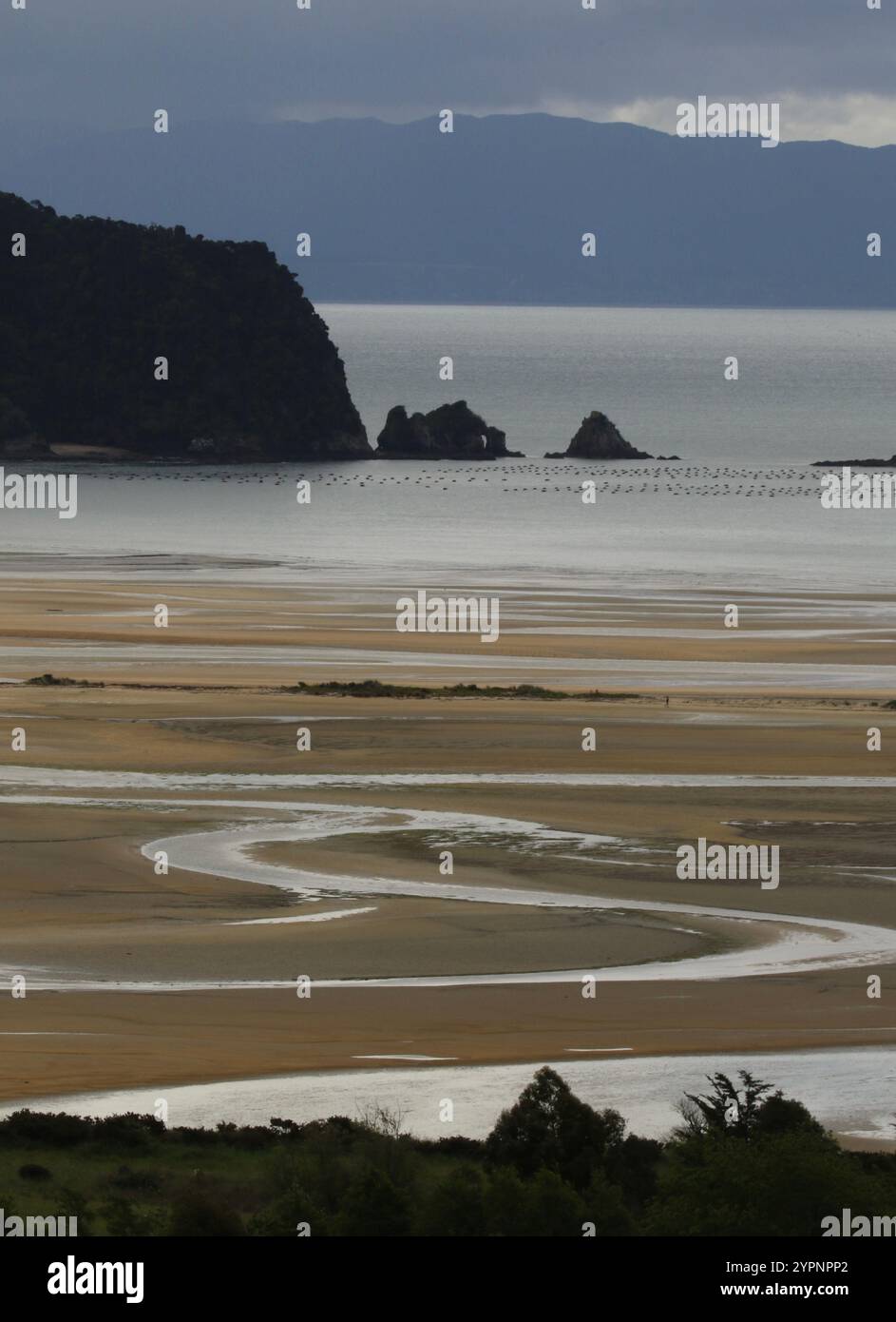 Serene view winding tidal hi-res stock photography and images - Alamy