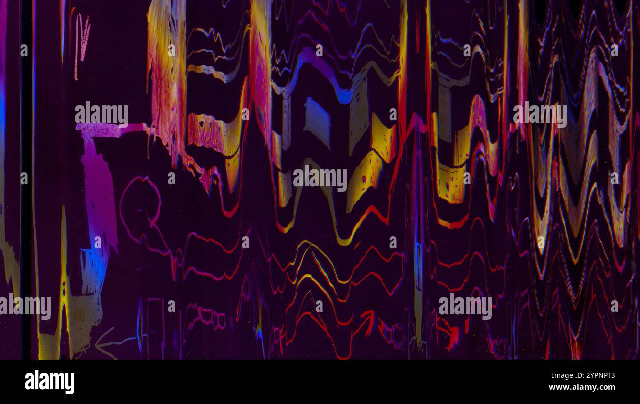 Abstract red purple digital signal hi-res stock photography and images ...