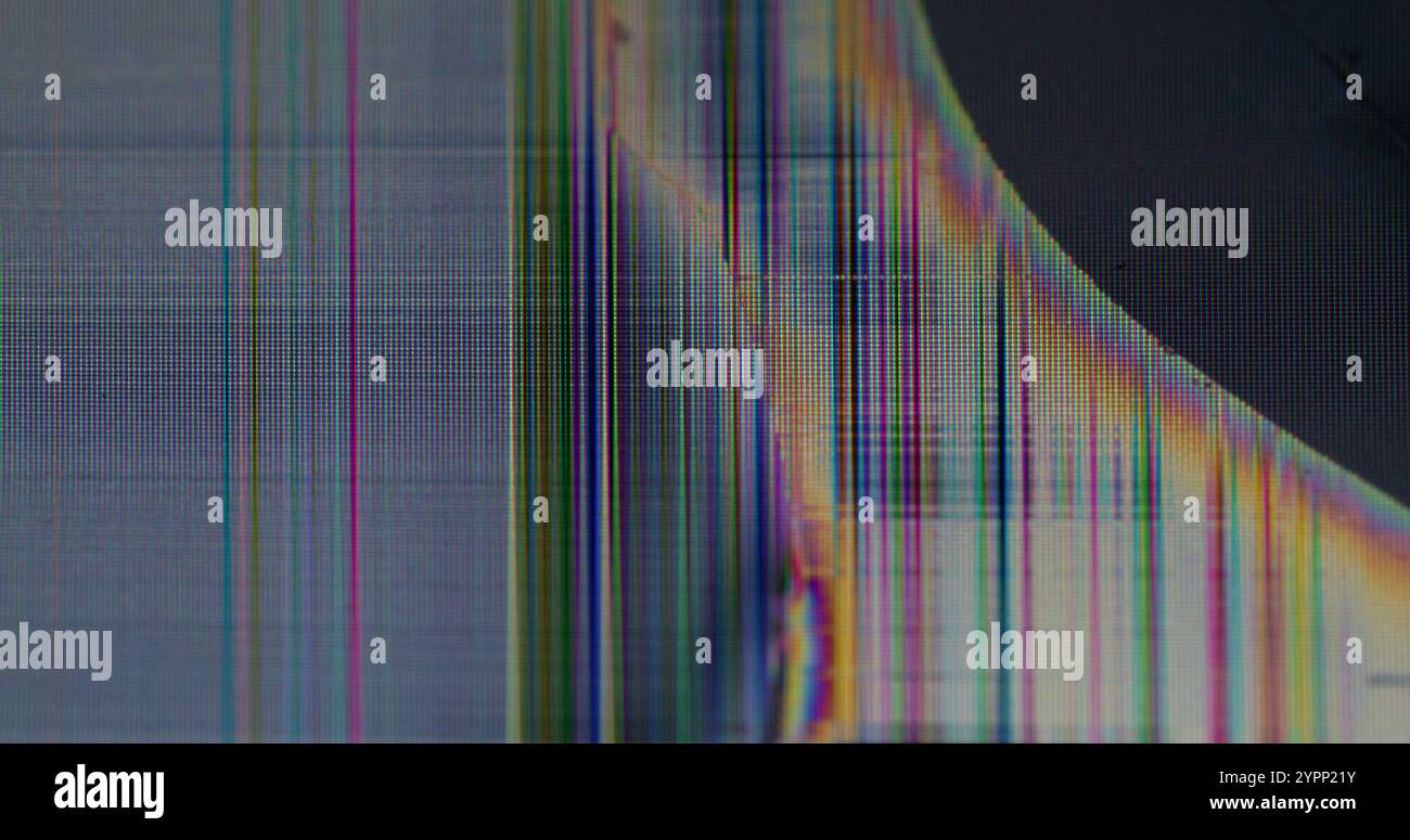 Screen scratch distorted analog pixel hi-res stock photography and images - Alamy