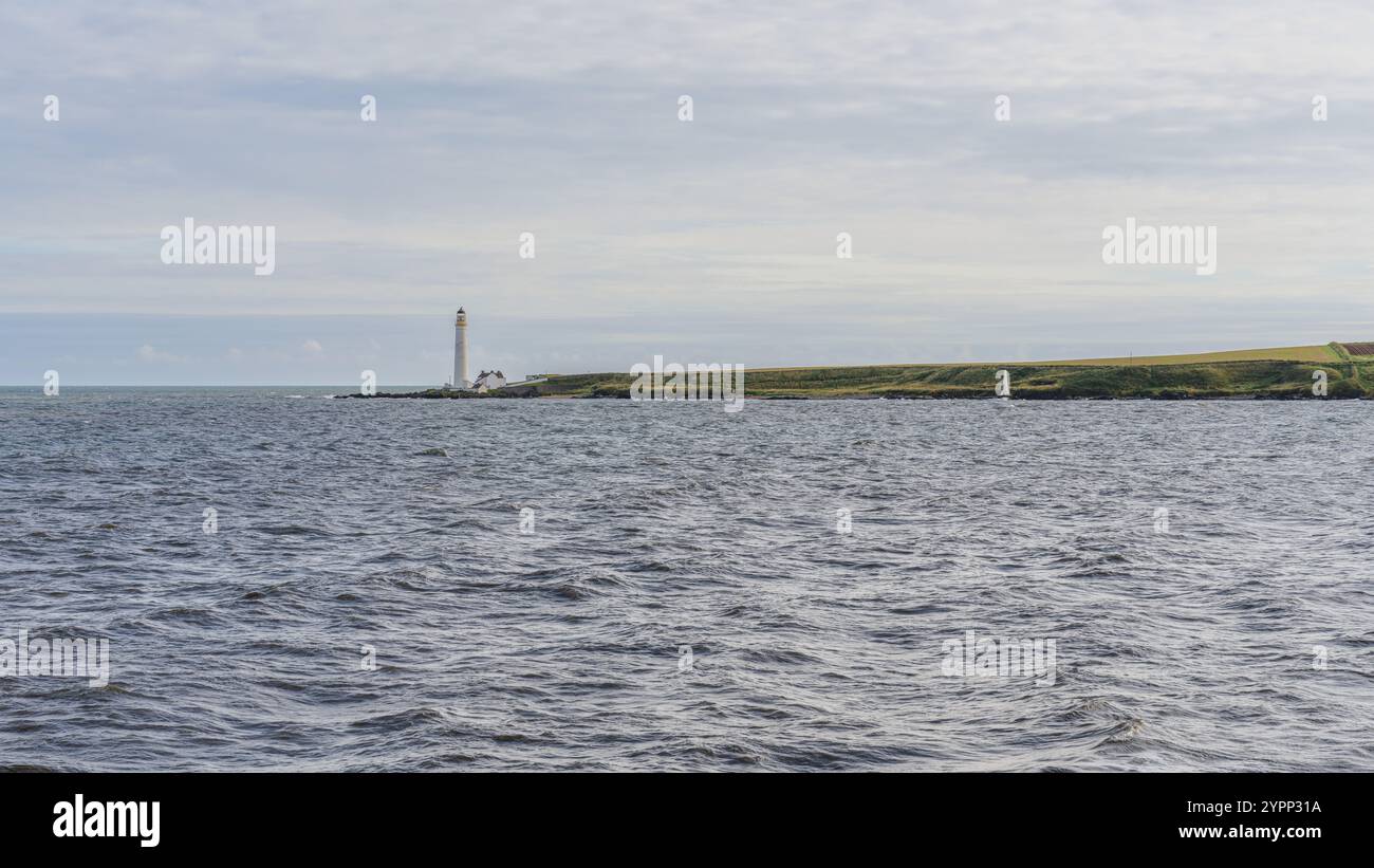 The Scurdie Ness Lighthouse near Montrose, Angus, Scotland, UK Stock ...