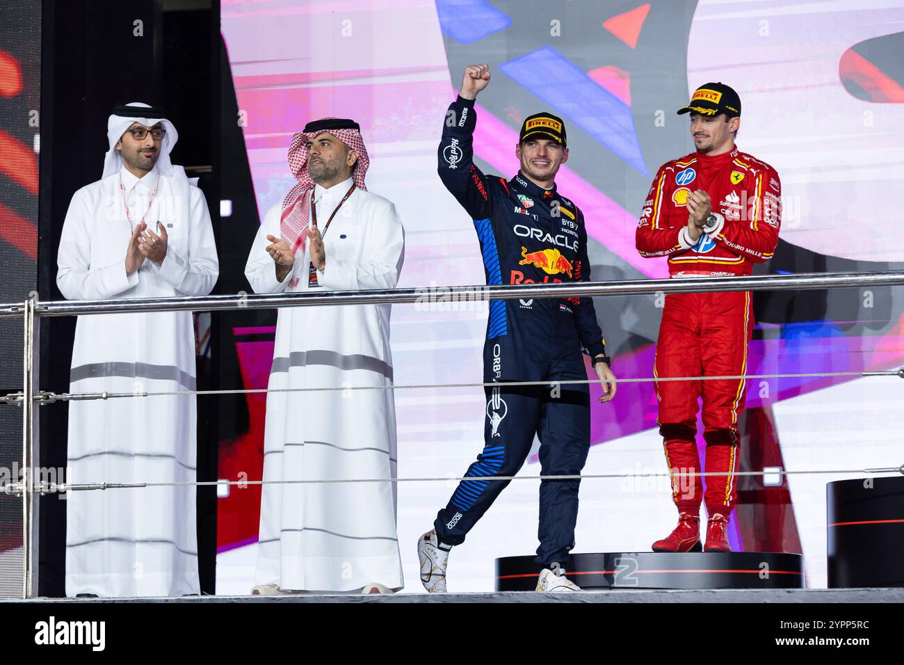 VERSTAPPEN Max (ned), Red Bull Racing RB20, portrait podium during the ...