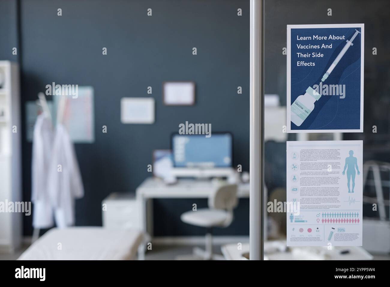 Minimal background image of medical clinic interior with focus on ...