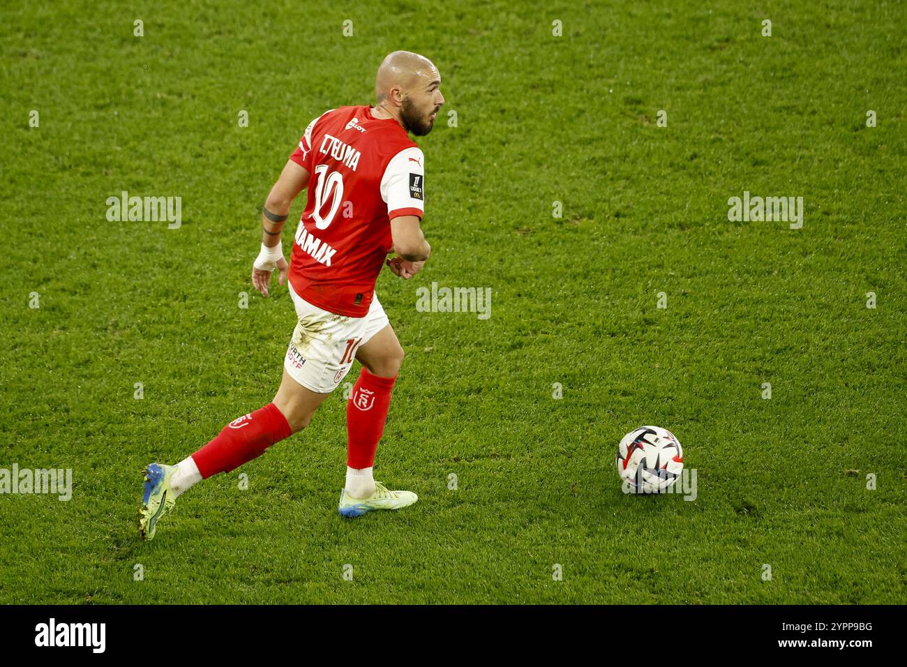 Teddy Teuma of Reims during the French championship Ligue 1 football ...