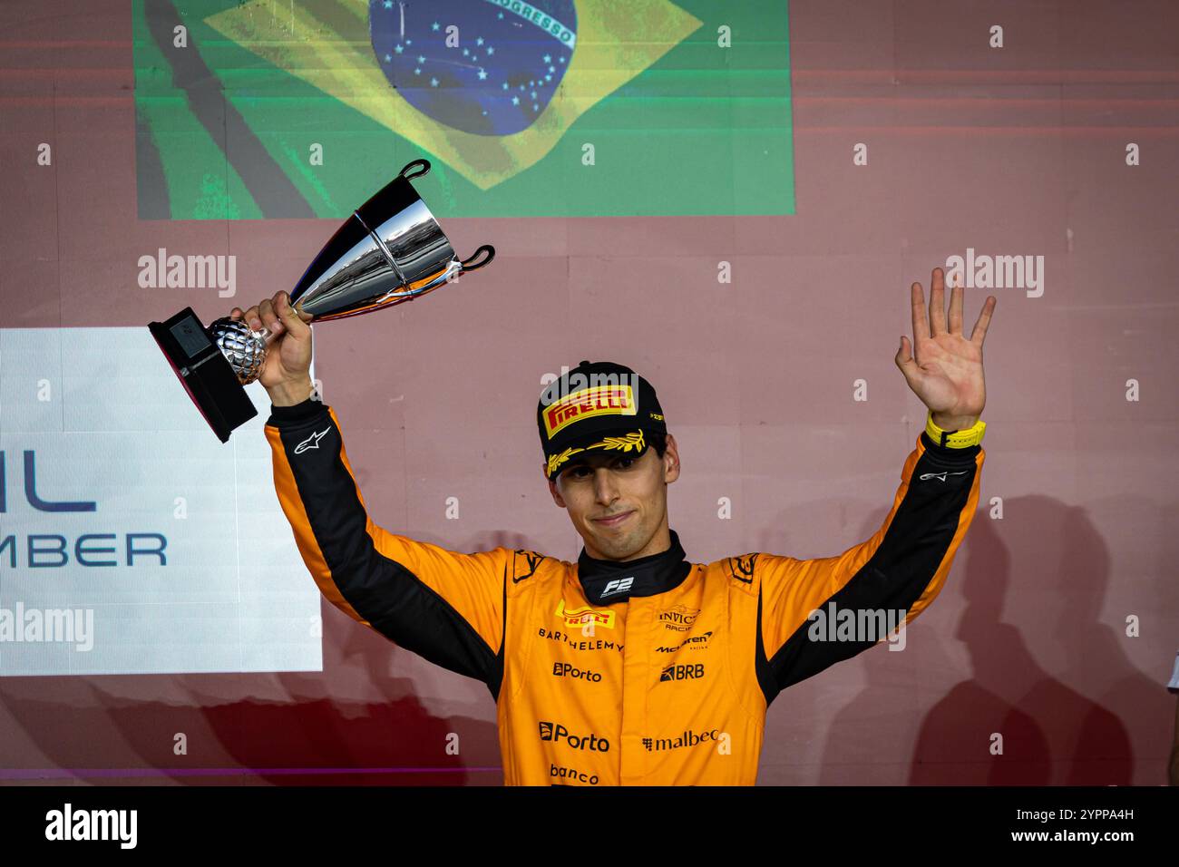 BORTOLETO Gabriel (bra), Invicta Racing, Dallara F2 2024, portrait ...