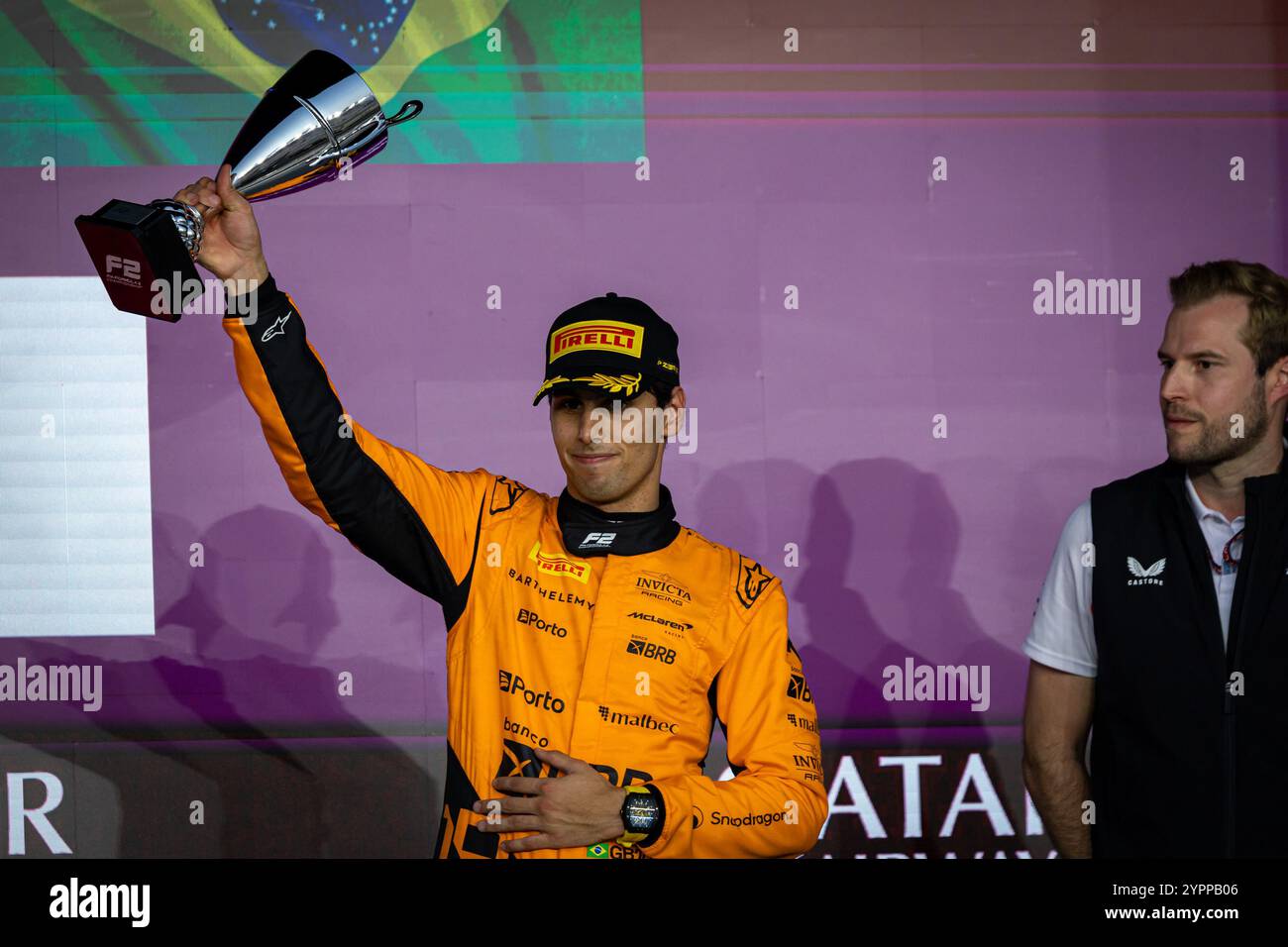 BORTOLETO Gabriel (bra), Invicta Racing, Dallara F2 2024, portrait ...