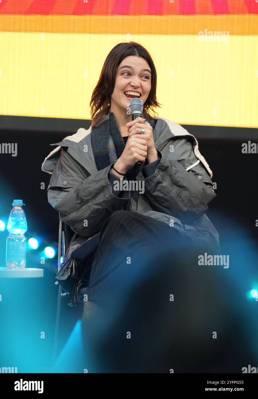 Comic Con 2024. Schauspielerin Elise Duffy auf der Comic Con am 30.11. ...