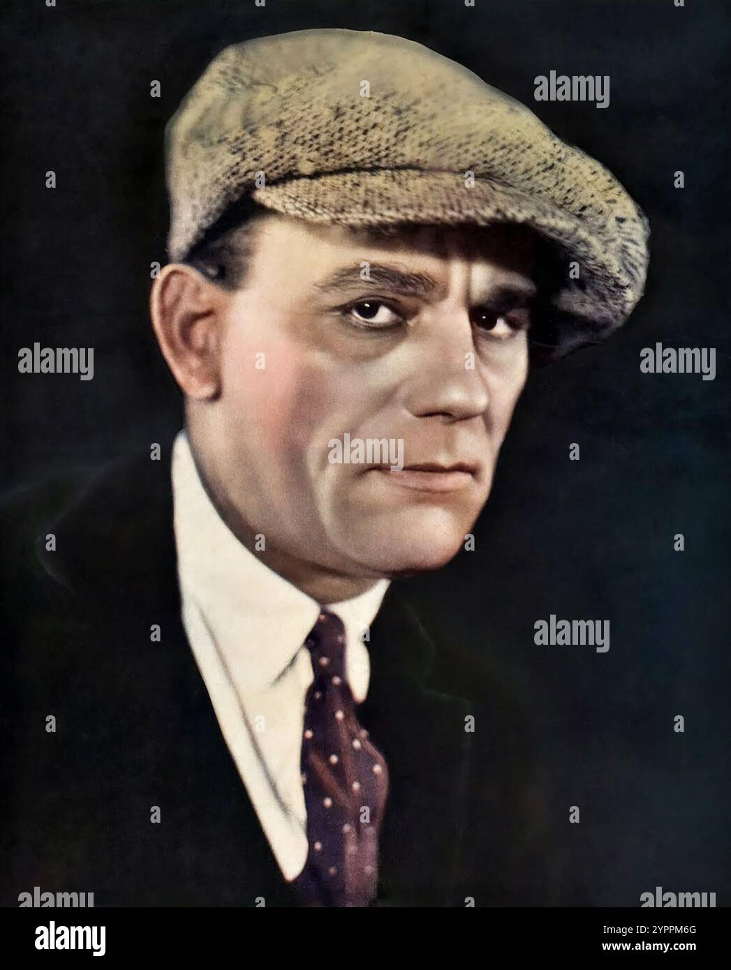 Lon Chaney portrait, colorized, 1920s Stock Photo - Alamy
