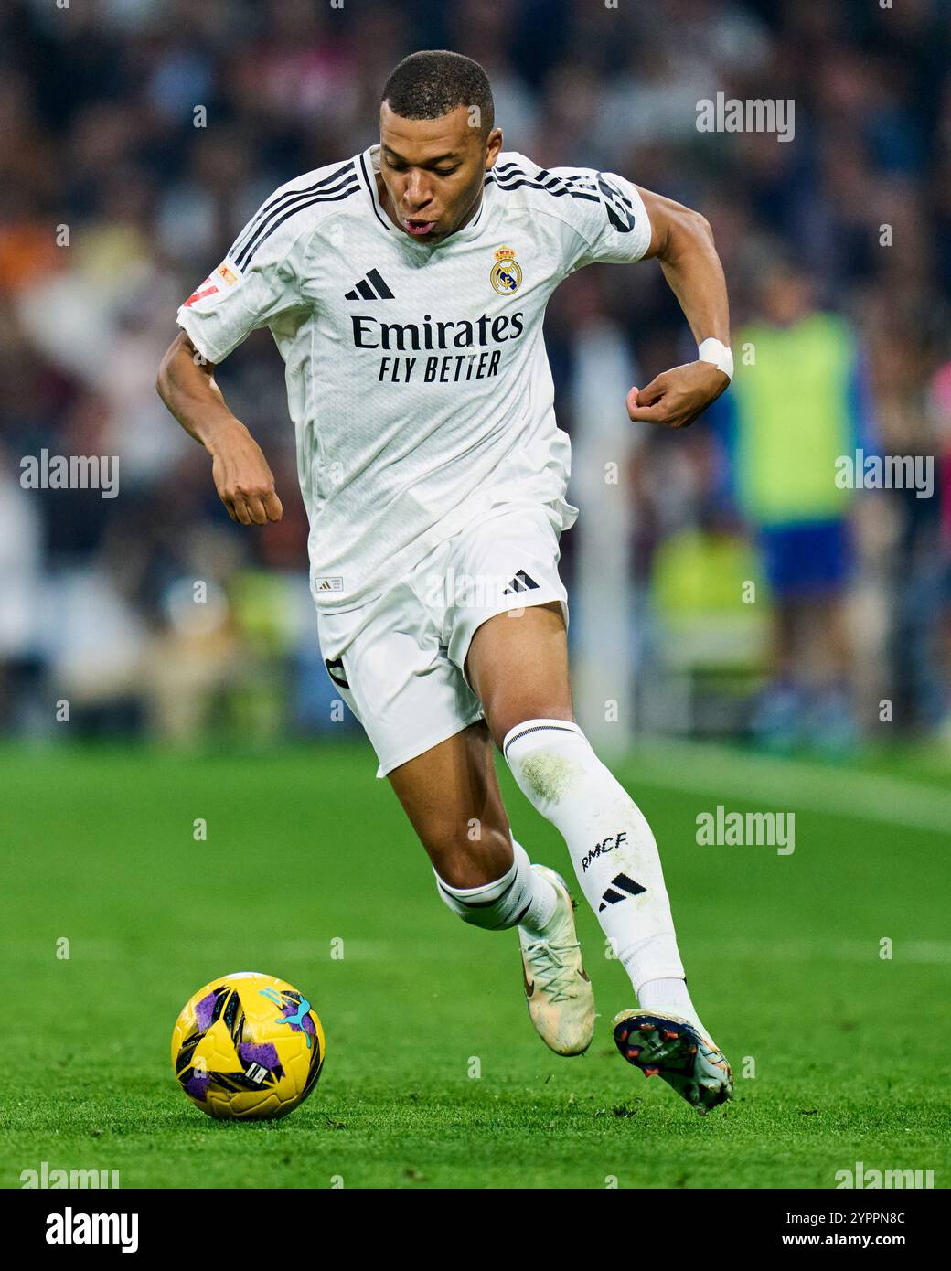 Madrid, Spain. 01st Dec, 2024. Kylian Mbappe of Real Madrid CF during ...