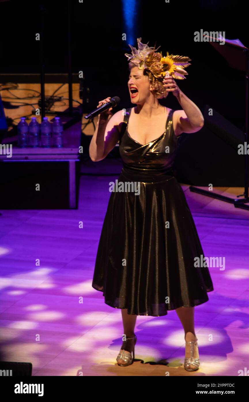 London, United Kingdom. 30th November 2024. Retro swing trio The ...