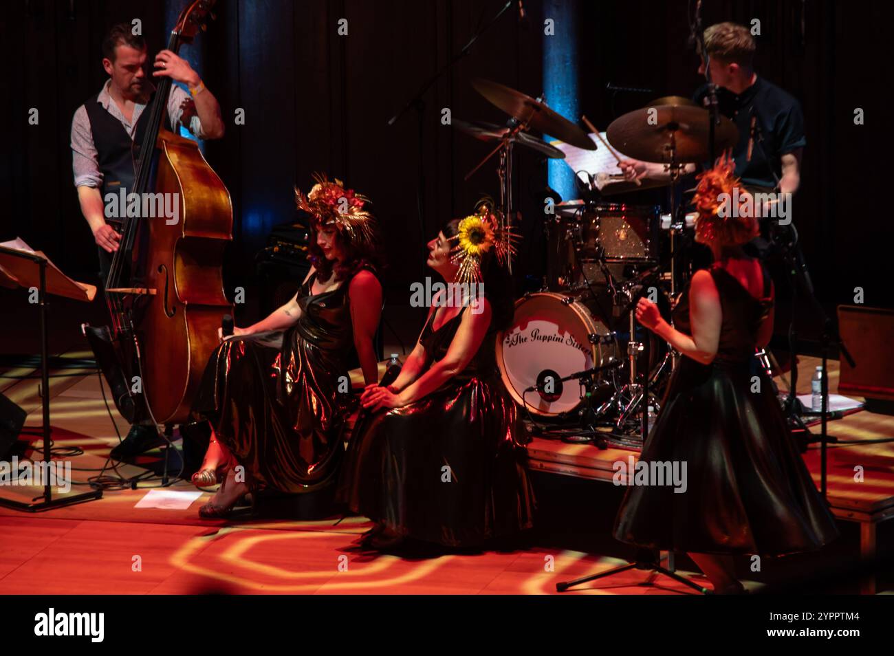 London, United Kingdom. 30th November 2024. Retro swing trio The ...