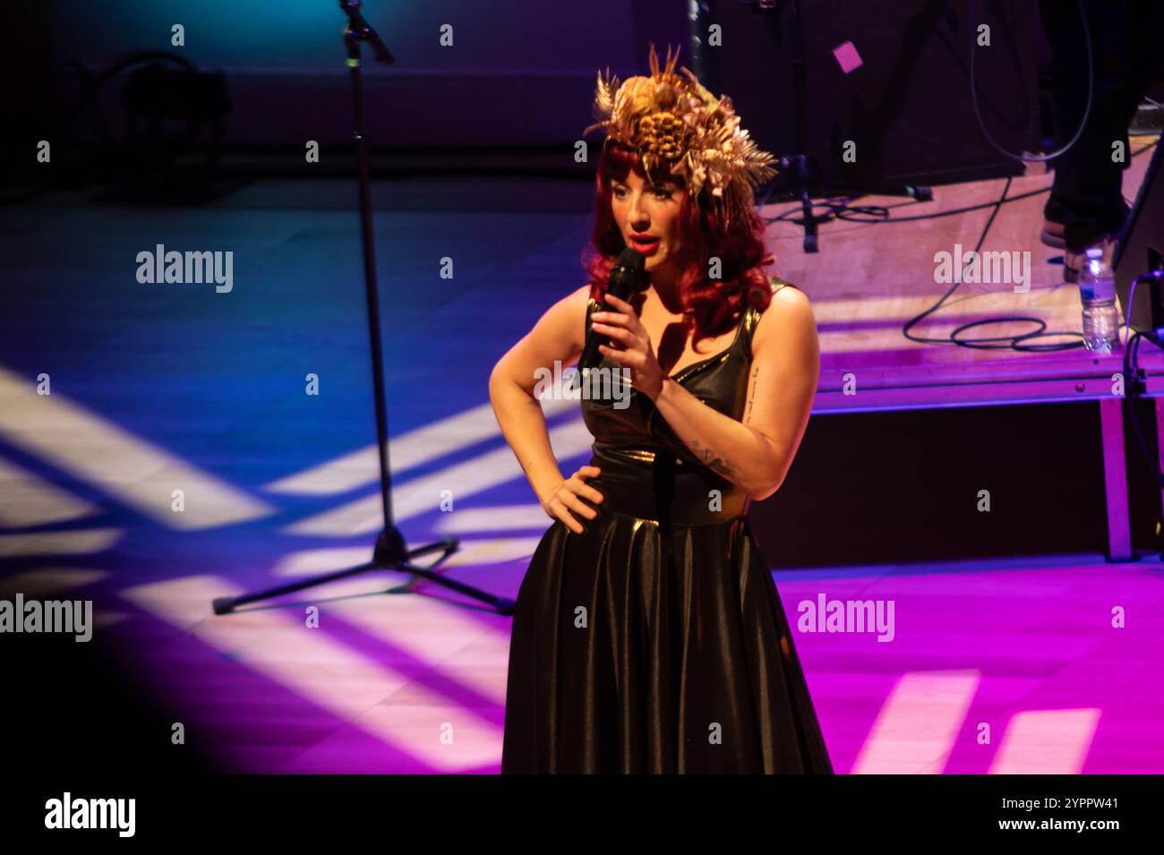 London, United Kingdom. 30th November 2024. Retro swing trio The ...