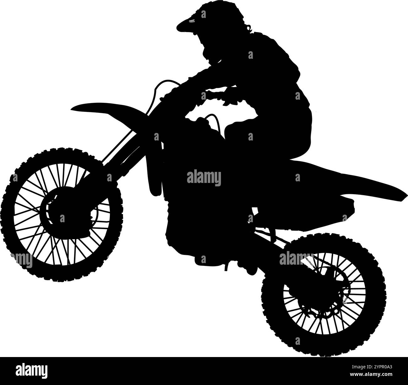 Jump motorcycle Black and White Stock Photos & Images - Alamy