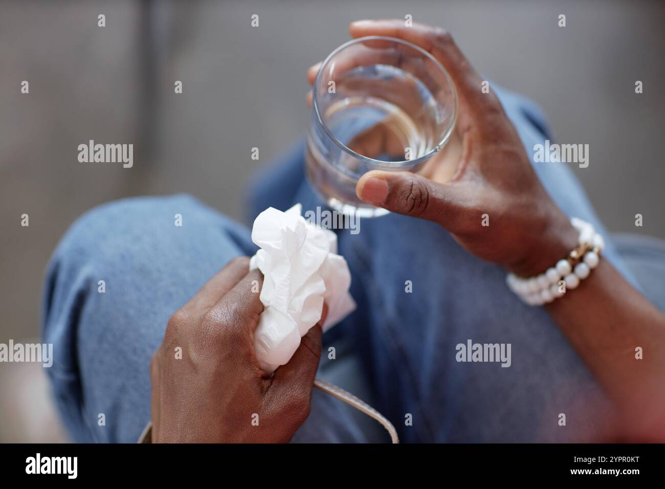Woman crying in water hi-res stock photography and images - Alamy