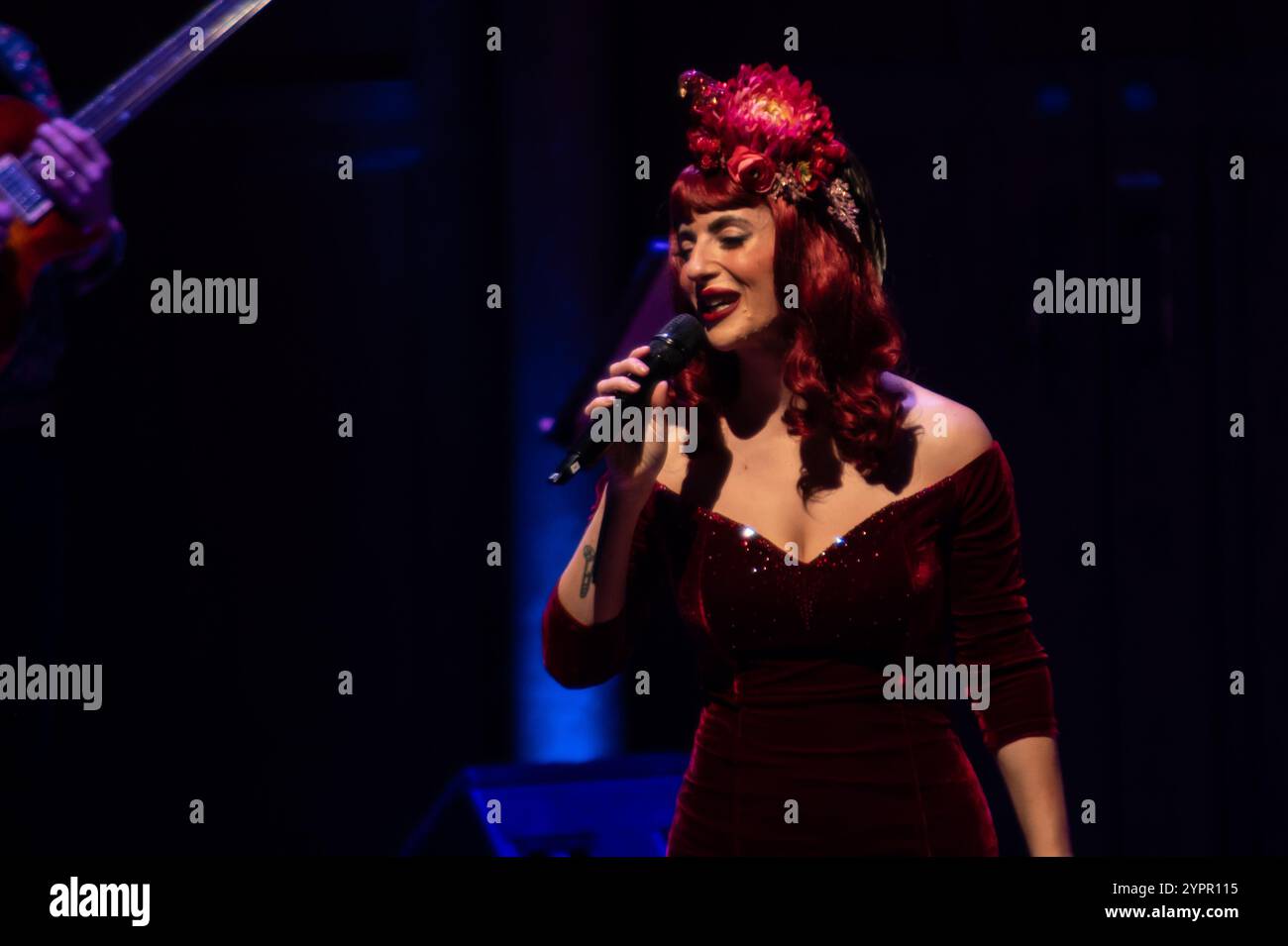 London, United Kingdom. 30th November 2024. Retro swing trio The ...