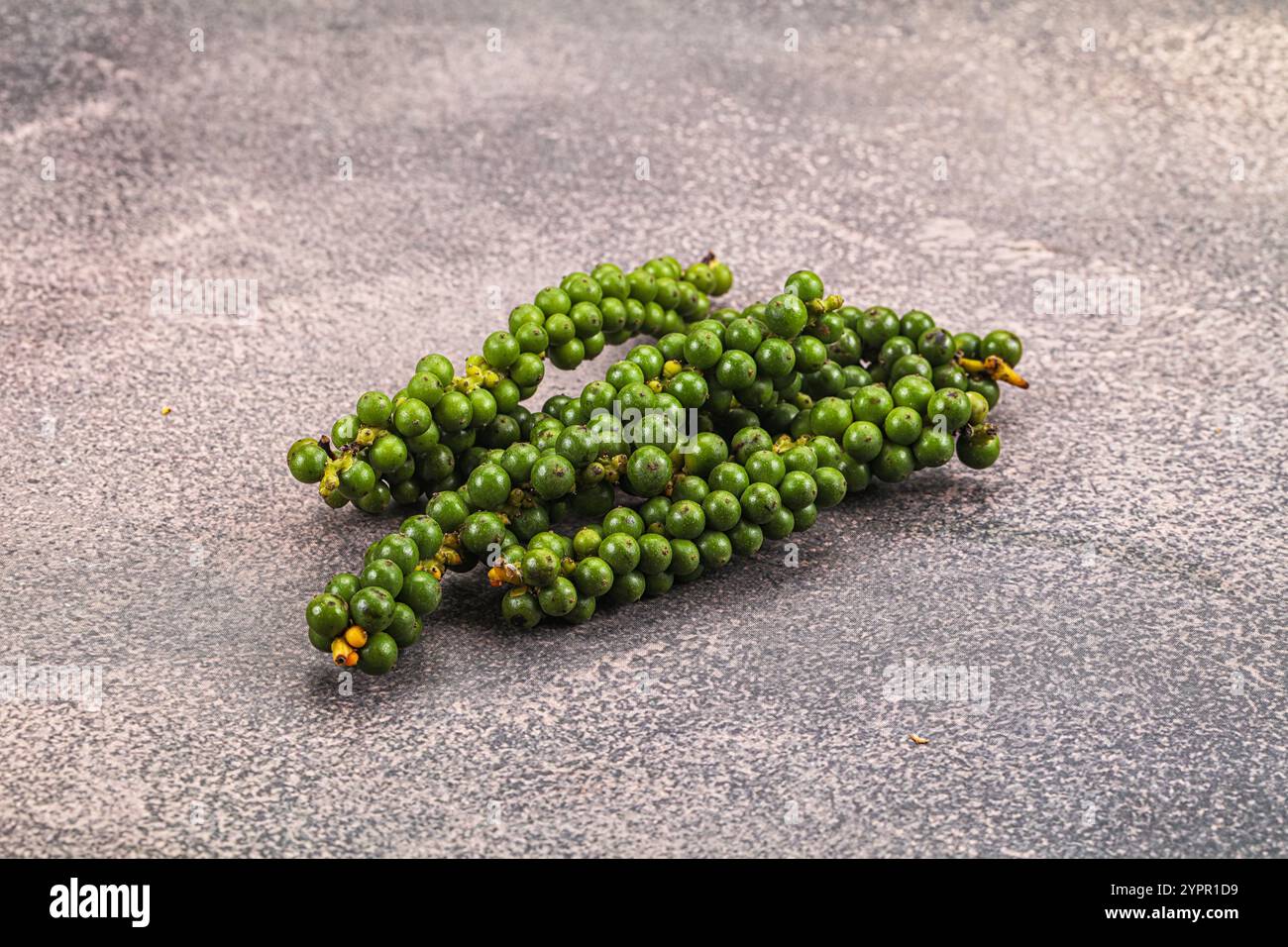 Green pepper corn on the branch heap Stock Photo - Alamy