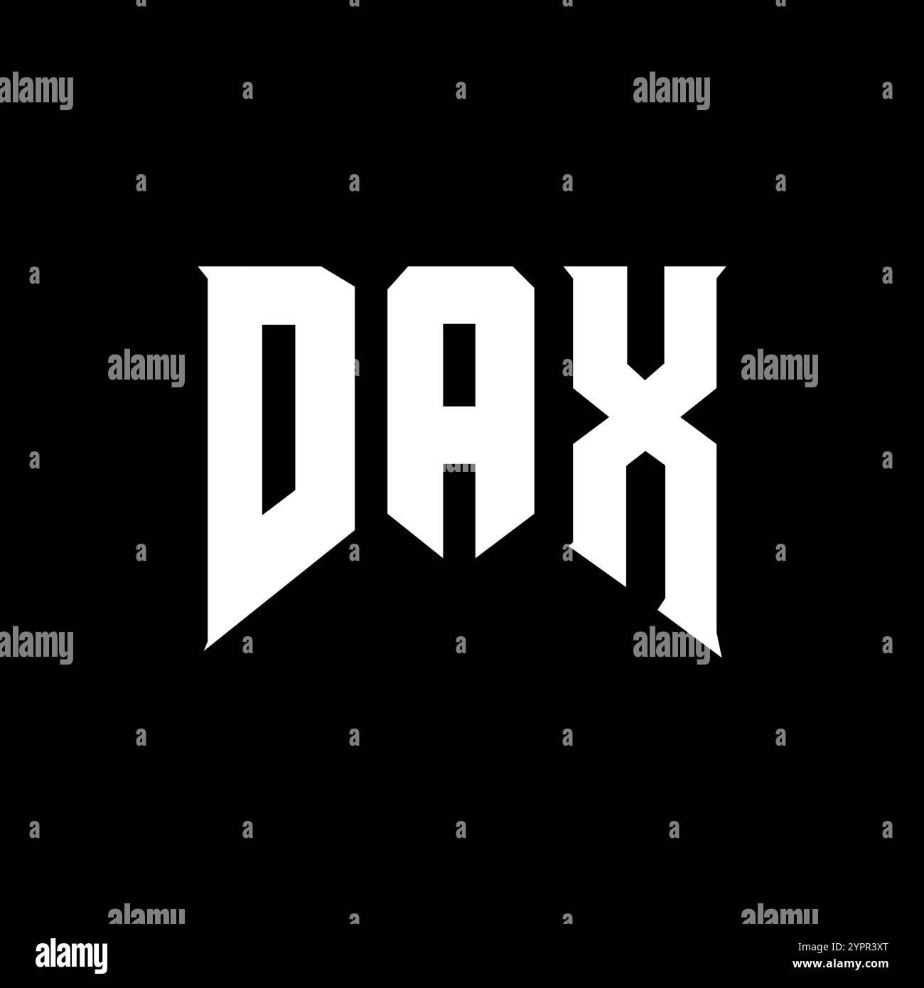 Dax minimalist logo Stock Vector Images - Alamy