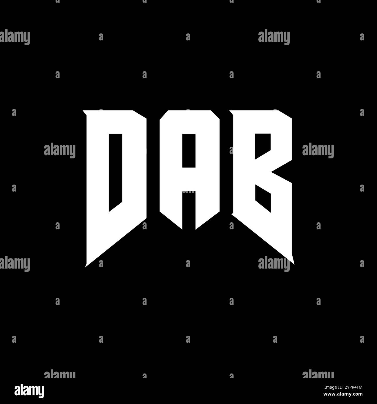 DAB letter logo design for technology company. DAB logo design black ...