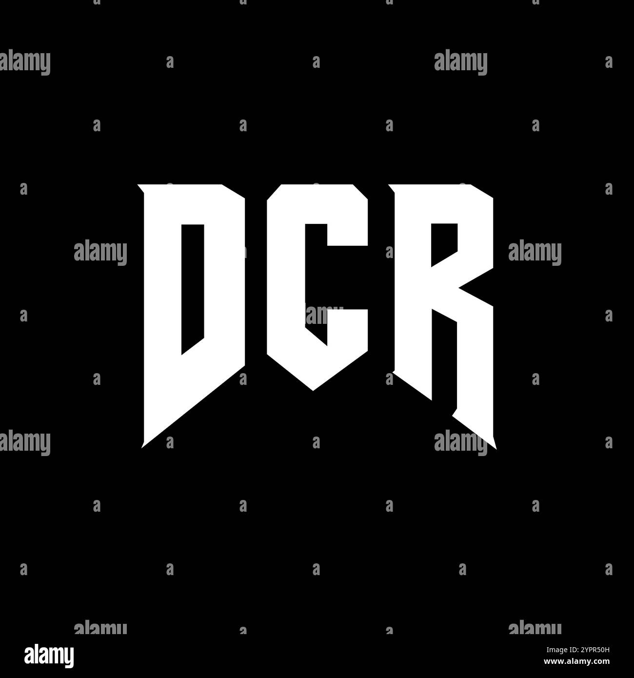 Dcr font Stock Vector Images - Alamy