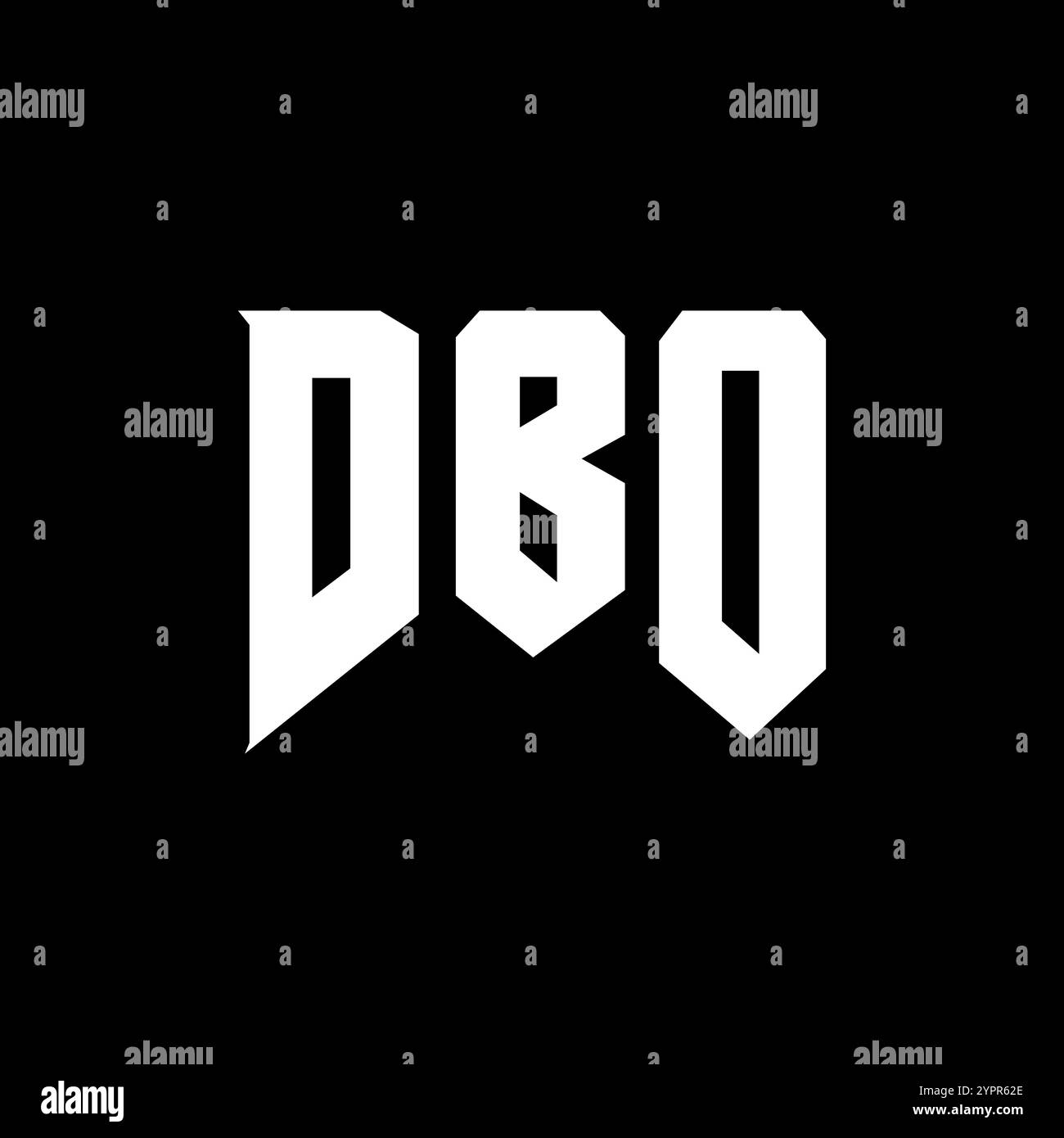 DBO letter logo design for technology company. DBO logo design black ...