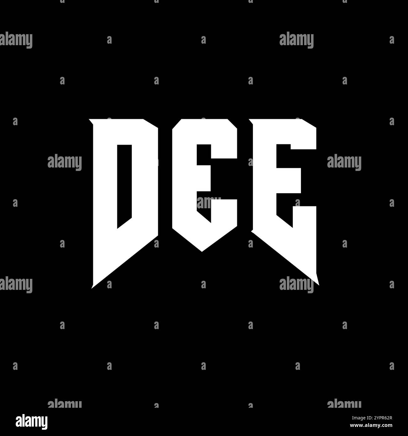 DEE letter logo design for technology company. DEE logo design black ...