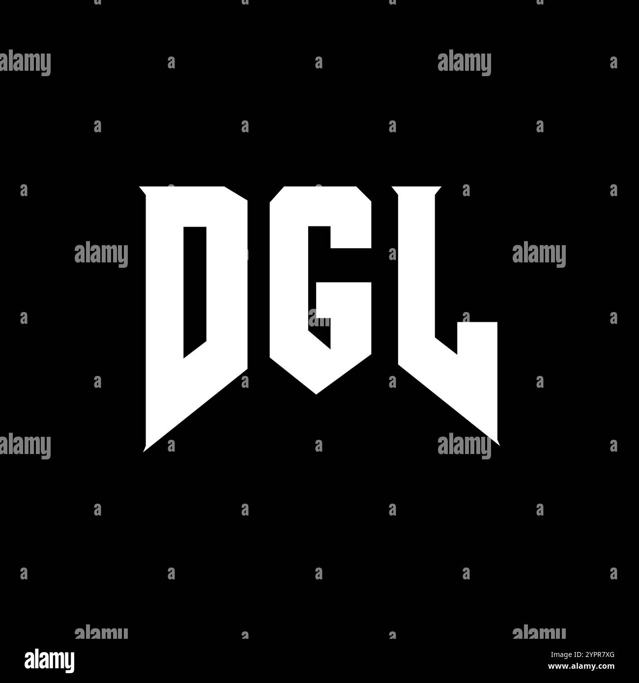 DGL letter logo design for technology company. DGL logo design black ...