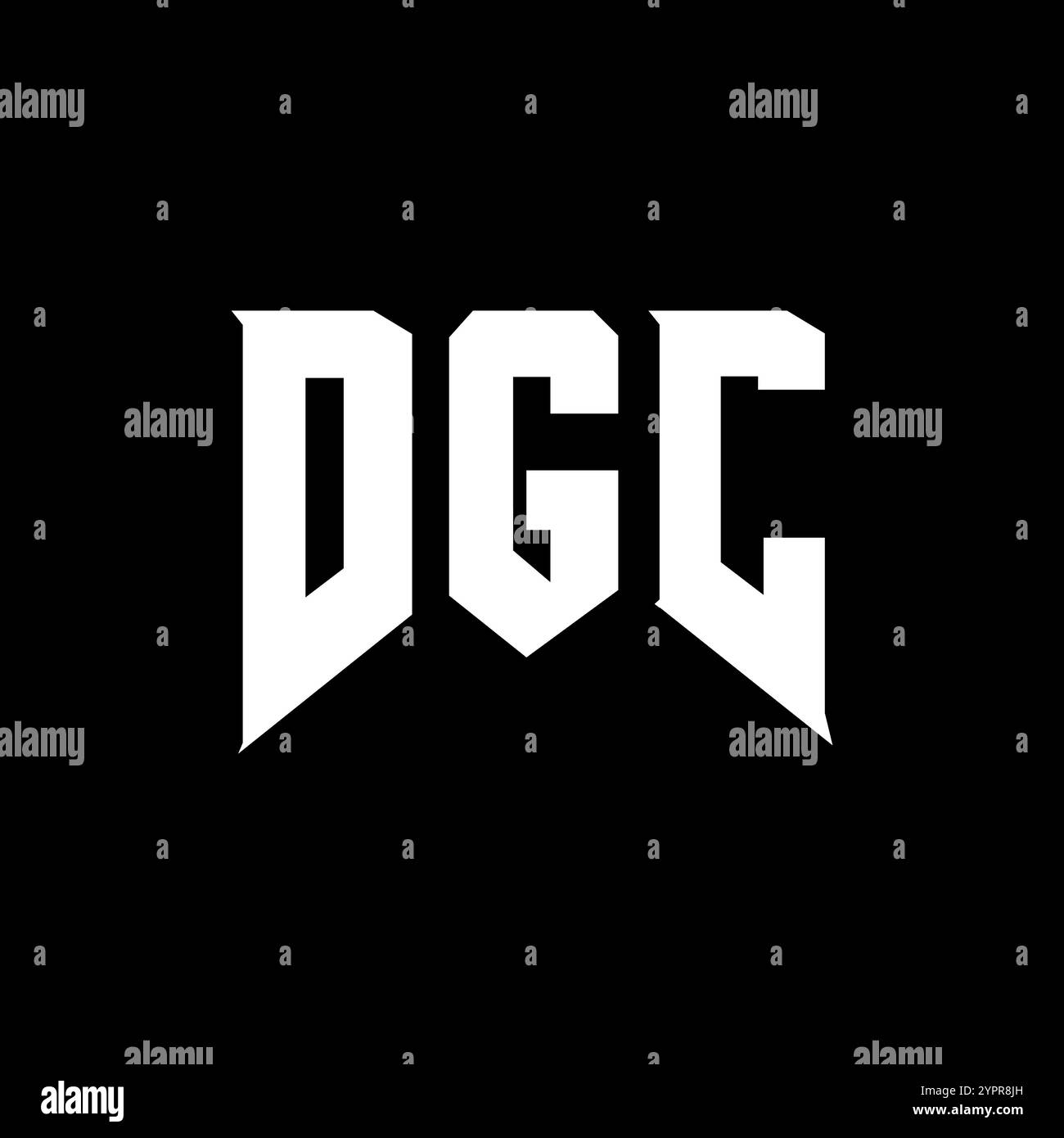 DGC letter logo design for technology company. DGC logo design black ...