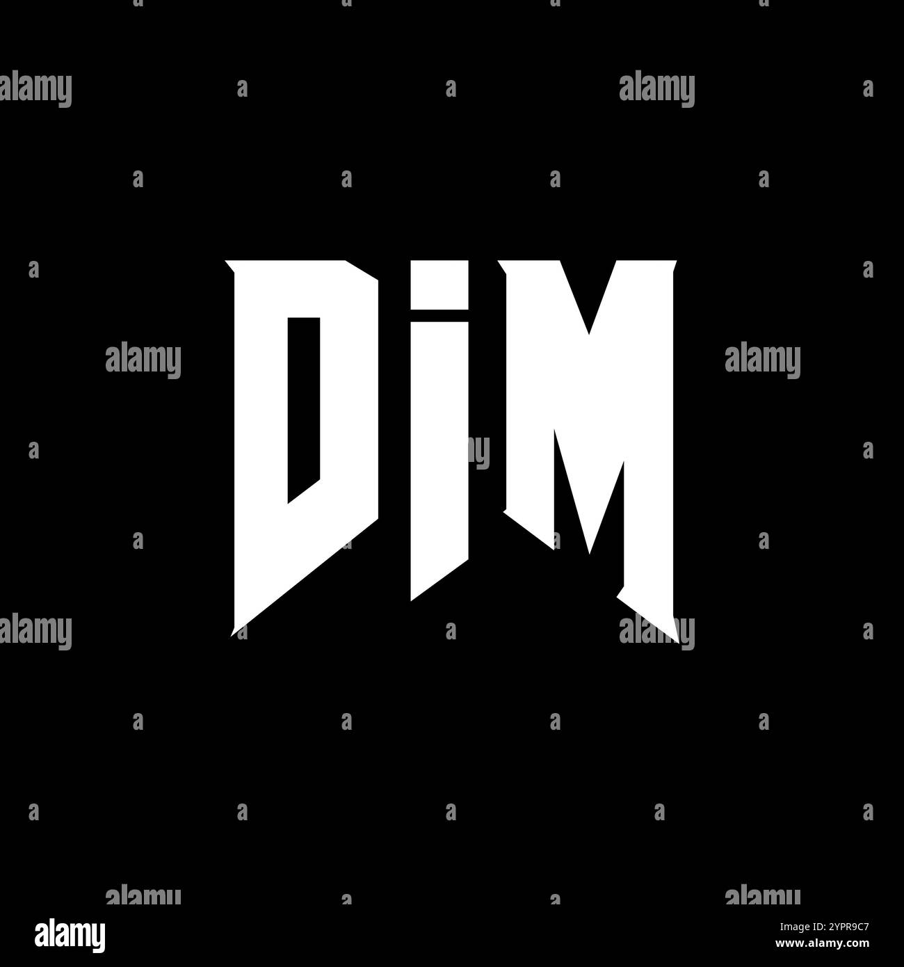 DIM letter logo design for technology company. DIM logo design black ...