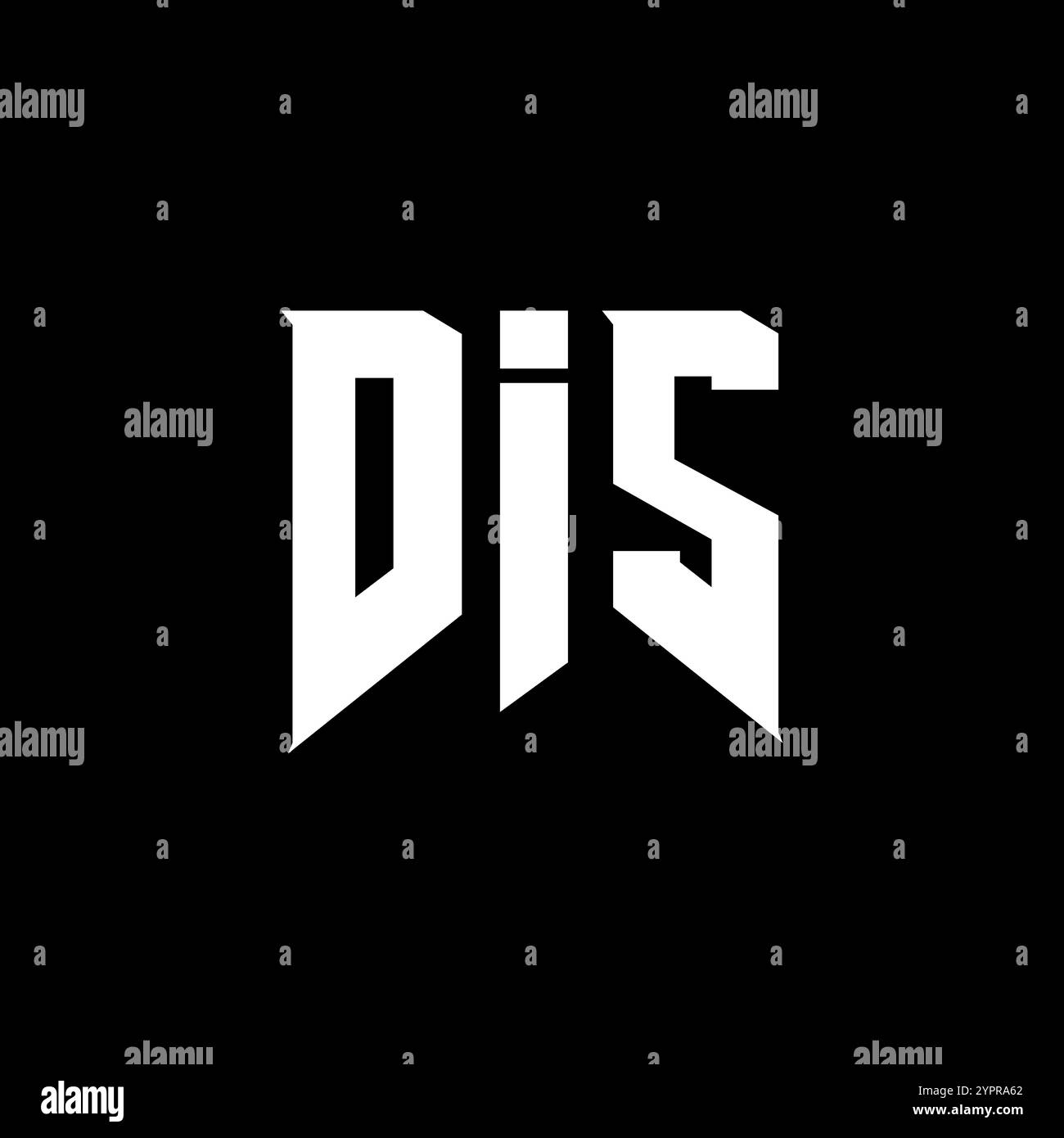 DIS letter logo design for technology company. DIS logo design black ...