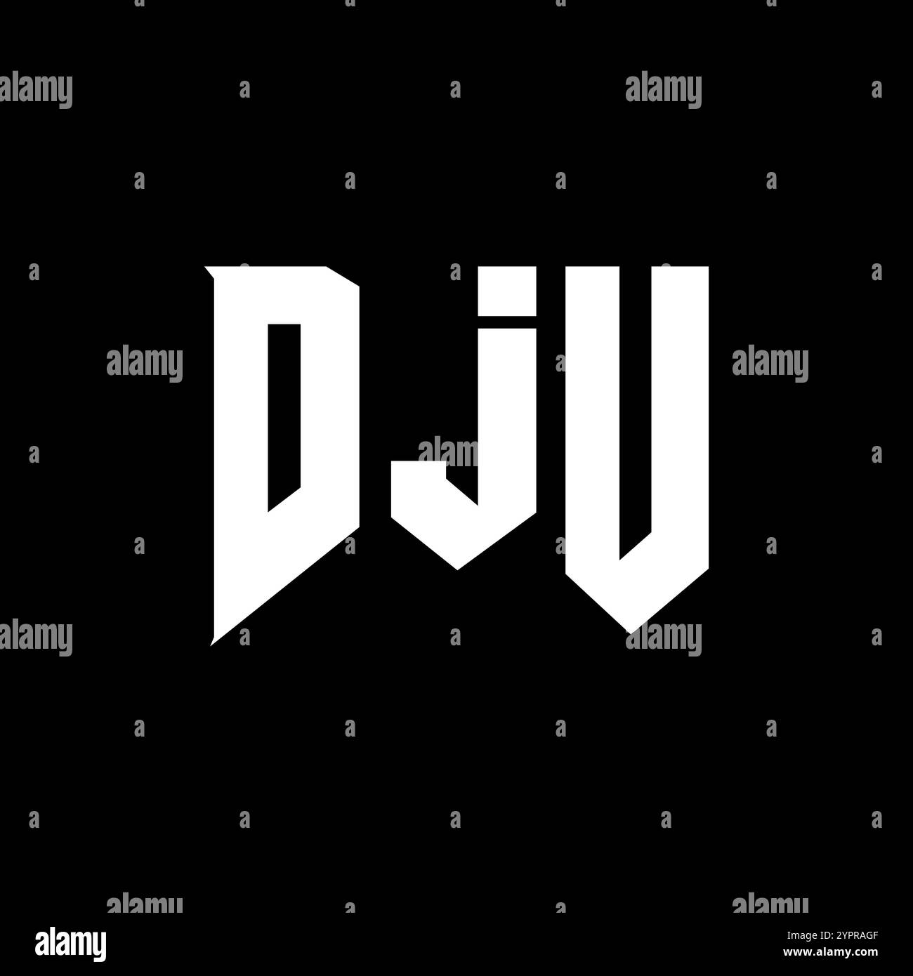 Dju logo design hi-res stock photography and images - Alamy
