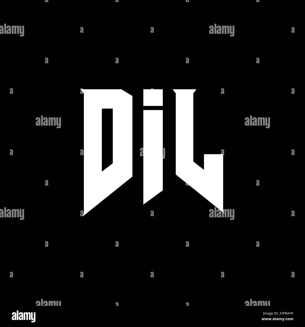 DIL letter logo design for technology company. DIL logo design black ...