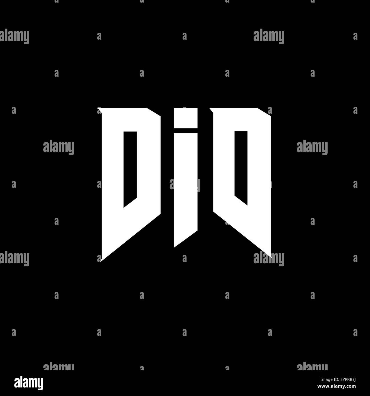 DID letter logo design for technology company. DID logo design black ...