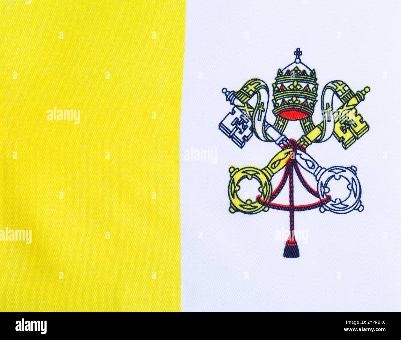 Fabric flag of the vatican city hi-res stock photography and images - Alamy