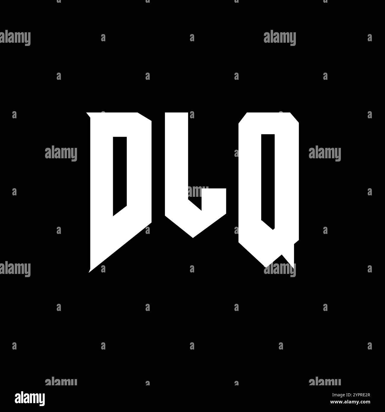 Dlq logo design hi-res stock photography and images - Alamy