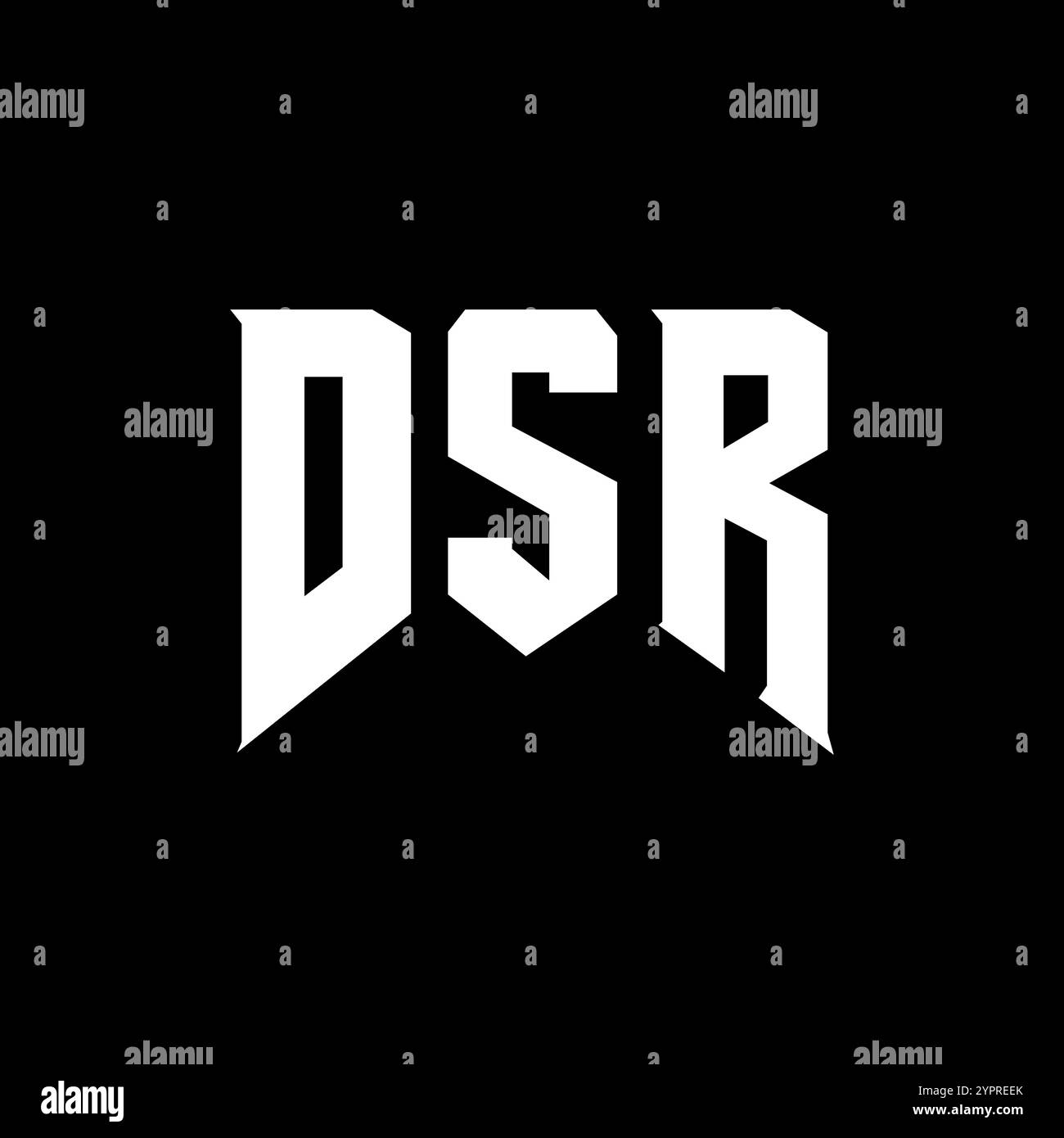 DSR letter logo design for technology company. DSR logo design black ...