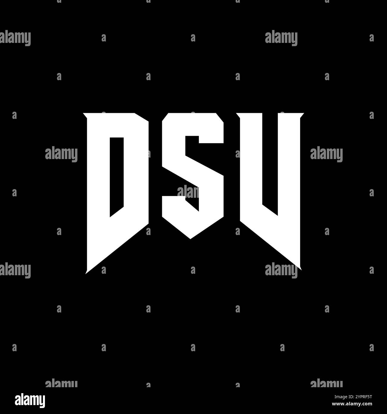 DSV letter logo design for technology company. DSV logo design black ...